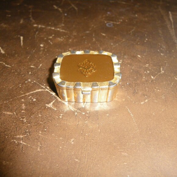 Vintage | Storage & Organization | Vintage Small Metal Gold Tone ...